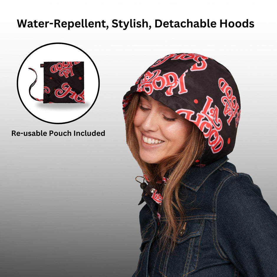 Shop Detachable Water-Repellent Rain Hoods – Stay Dry with Kapüche
