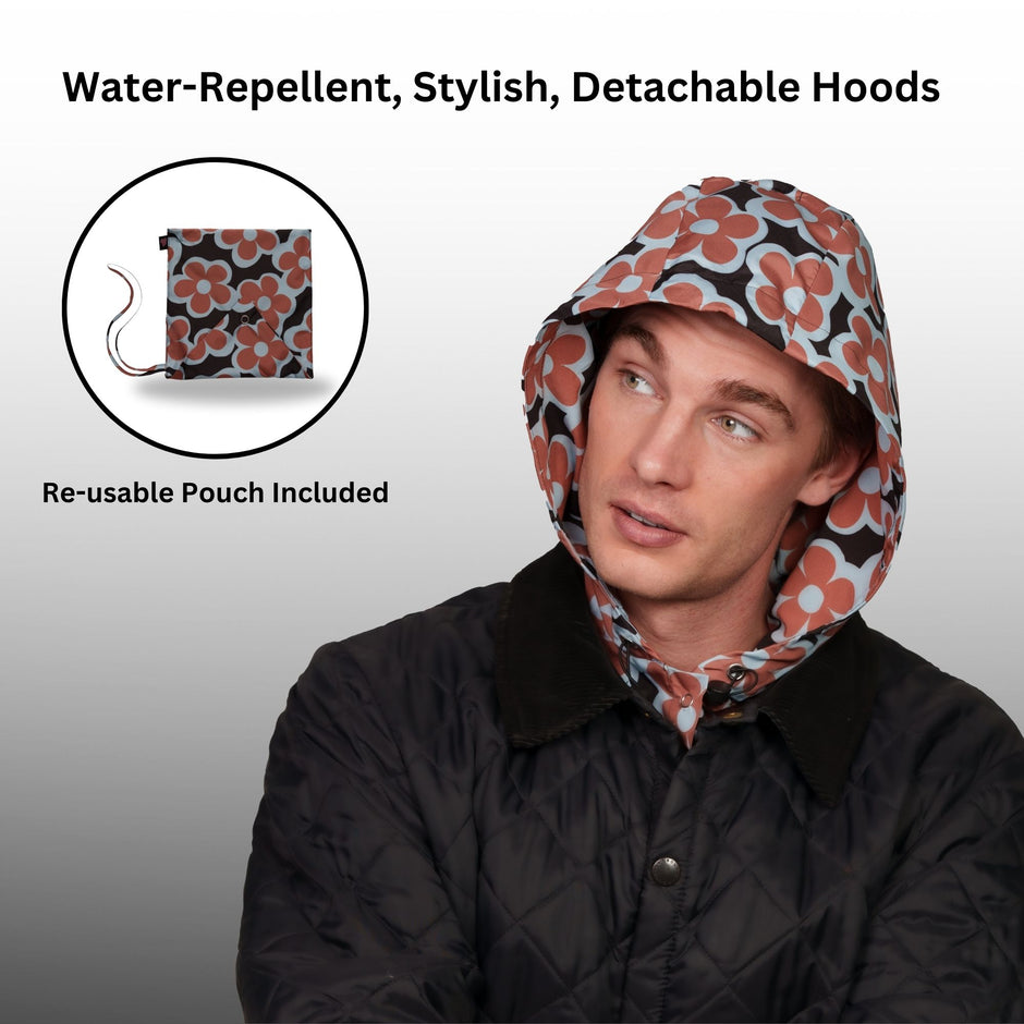 Shop Detachable Water-Repellent Rain Hoods – Stay Dry with Kapüche