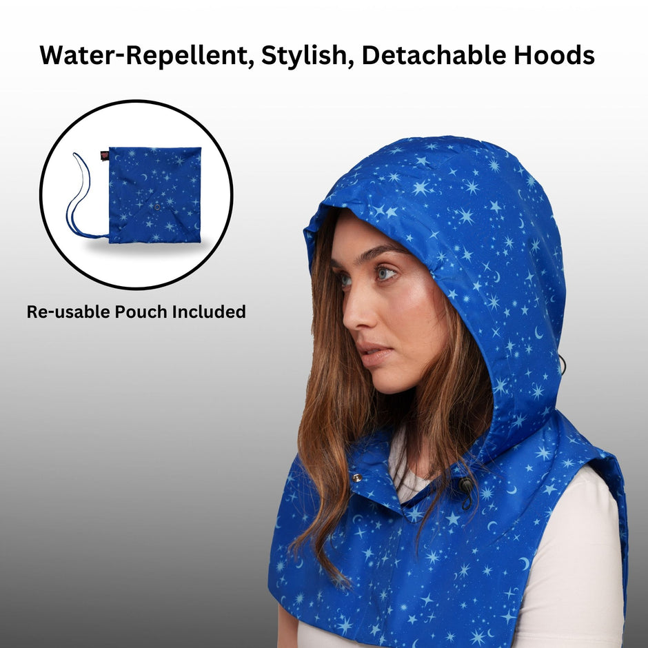 Shop Detachable Water-Repellent Rain Hoods – Stay Dry with Kapüche